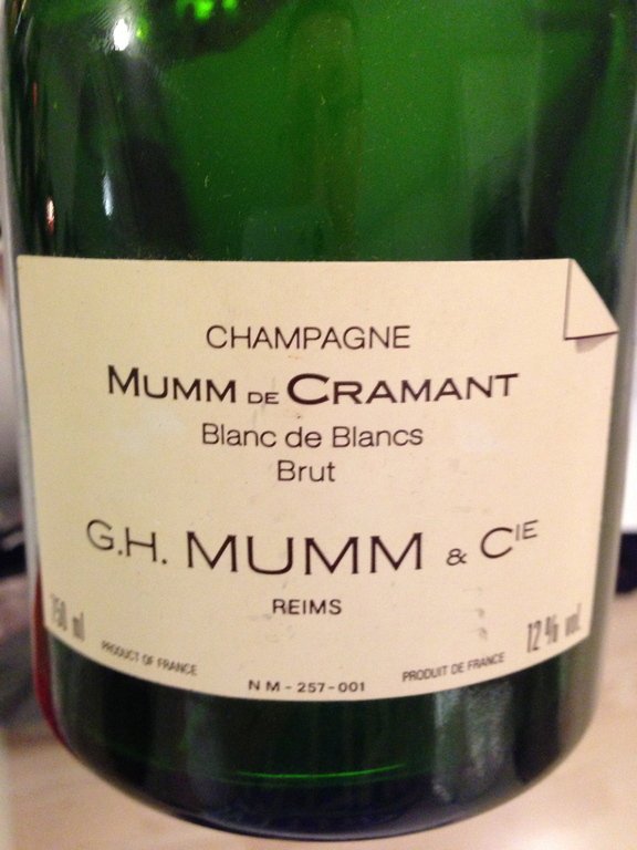 Mumm de Cramant NV (90's) G.H. Mumm | Your personal wine professional ...
