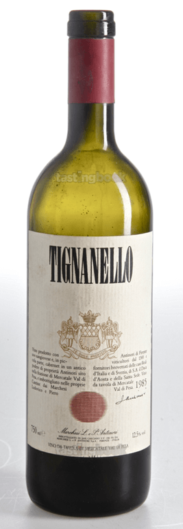 Tignanello 1985 Antinori | Your personal wine professional | Tastingbook