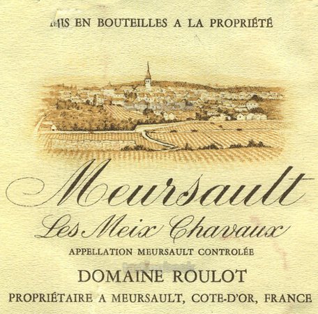 Meursault Meix Chavaux 2005 Domaine Guy Roulot | Your personal wine ...