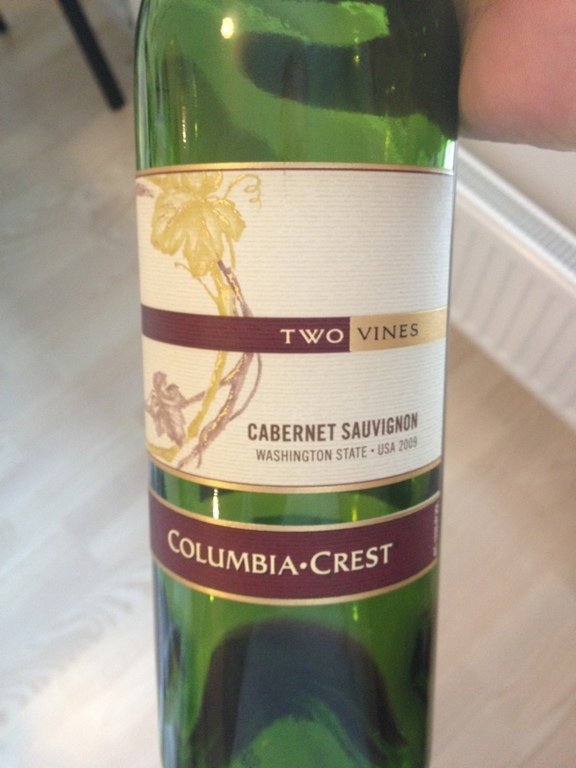 Two Vines Cabernet Sauvignon 2009 Columbia Crest | Your personal wine ...