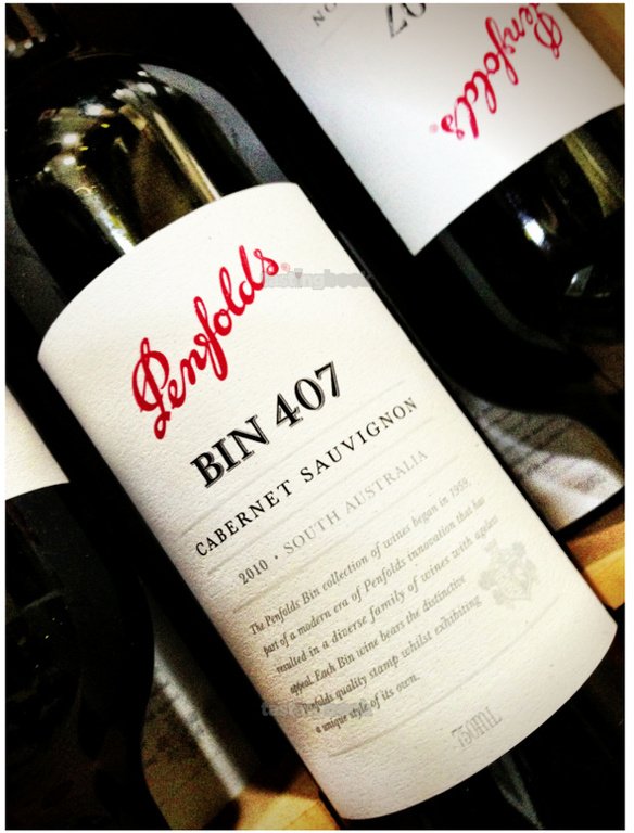 Bin 407 Cabernet Sauvignon 2010 Penfolds | Your personal wine ...