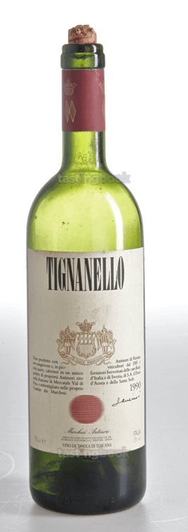 Tignanello 1990 Antinori | Your personal wine professional | Tastingbook