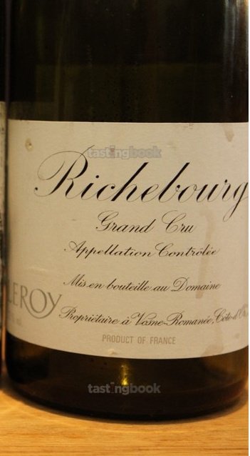 Richebourg 1994 Domaine Leroy | Your personal wine professional ...